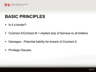 Tendering and Procurement Best Practices | PPTX