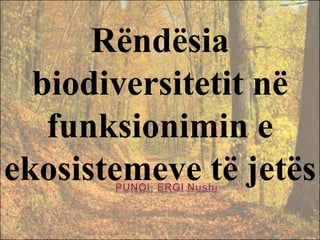Biodiversiteti | PPTX