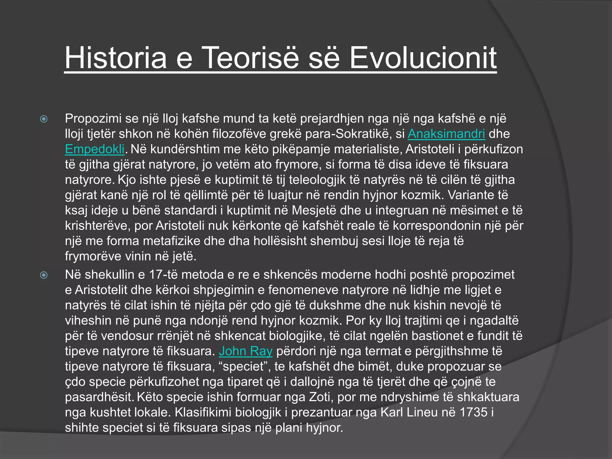 FODILET DHE EVOLUCIONI GJEOLOGJIK | PPTX