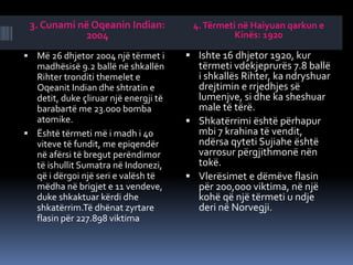 10 TERMETET DHE 10 VULLKANET ME TE MEDHENJ NE BOTE | PPTX