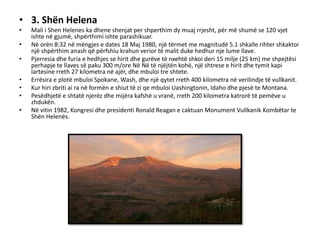 10 TERMETET DHE 10 VULLKANET ME TE MEDHENJ NE BOTE | PPTX