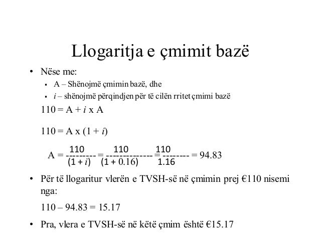 Gjetja e përqindjes në një biznes