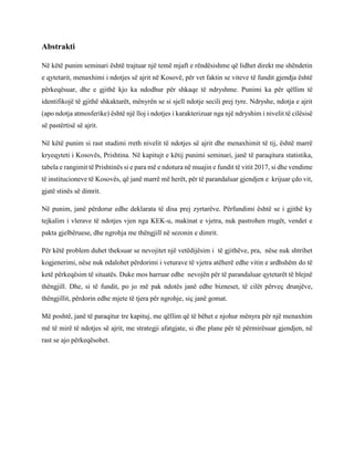 Punim Seminari - Shkrim akademik 2 | PDF