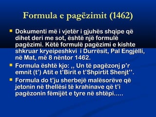 Shkrimi i vjetër shqip | PPT
