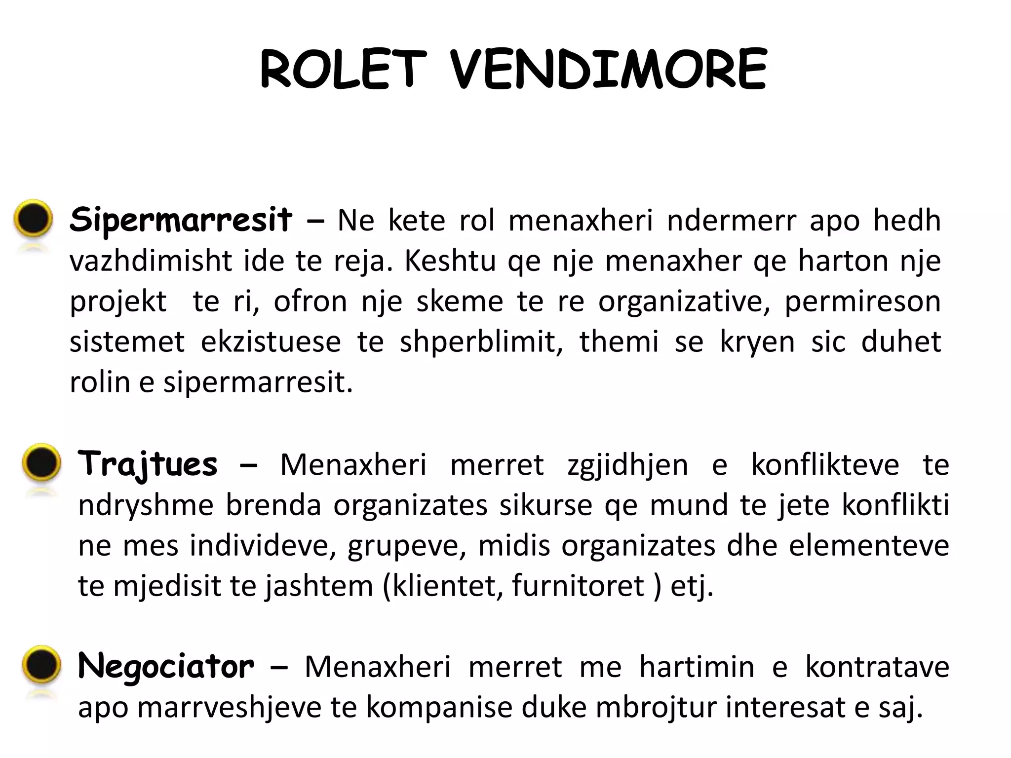 Menaxheri dhe Lideri | PPTX