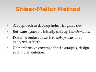 Shlaer mellor-method | PDF | Programming Languages | Computing