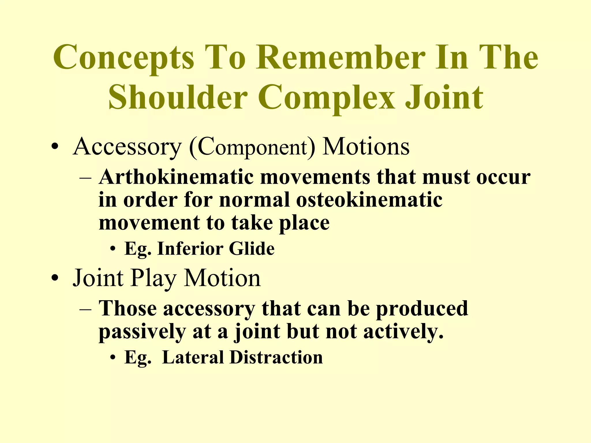Shoulder Lecture | PPT