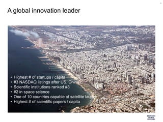 Israel's Strong Economy Powered by Innovation | PPTX