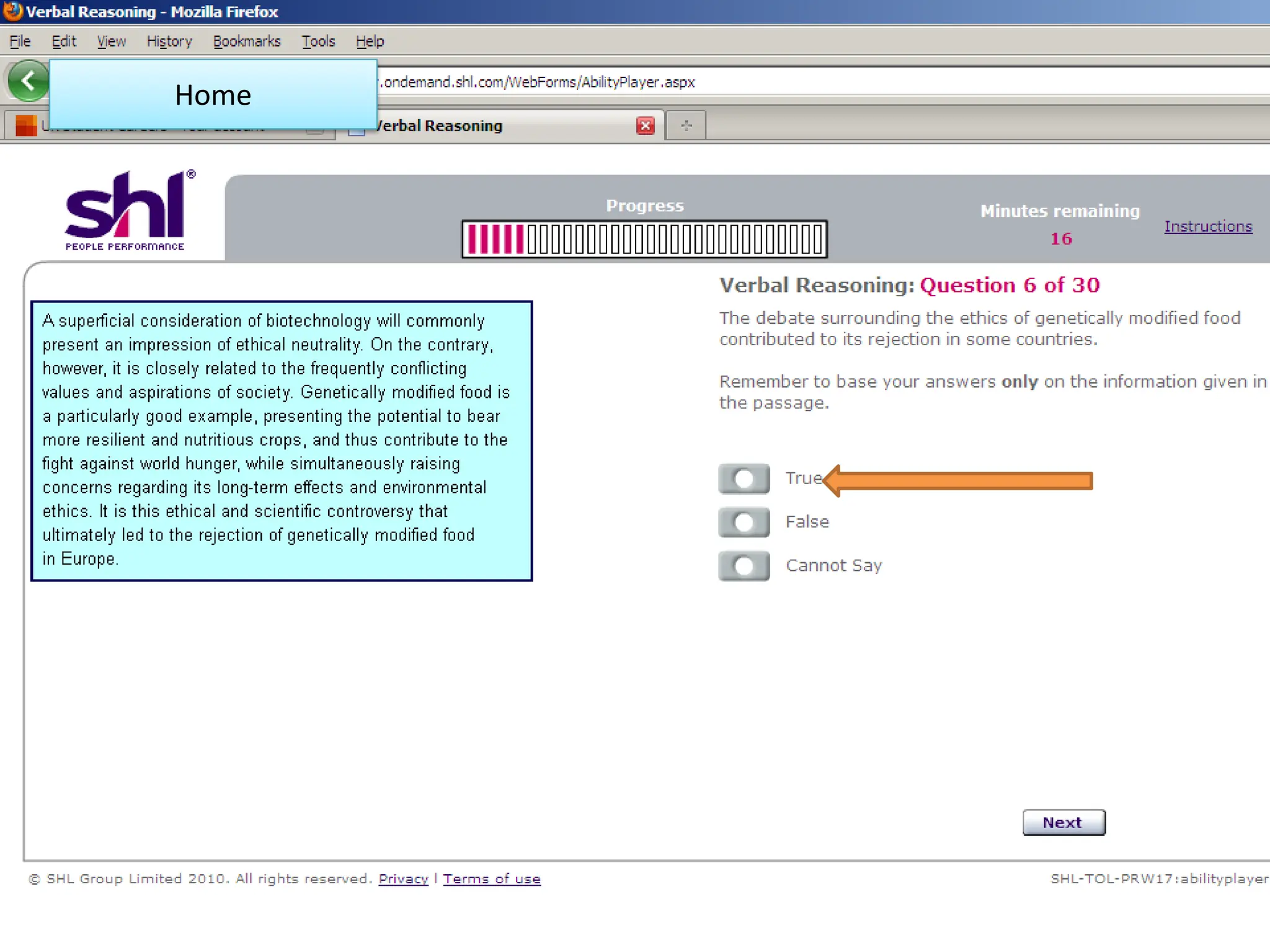 SHLVerbal for shell and PwC assessment and test | PDF