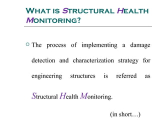 Structural Health Monitoring | PPT