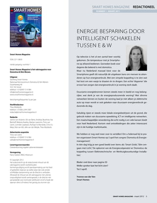 Smart Homes Magazine - Maart 2012 | PDF