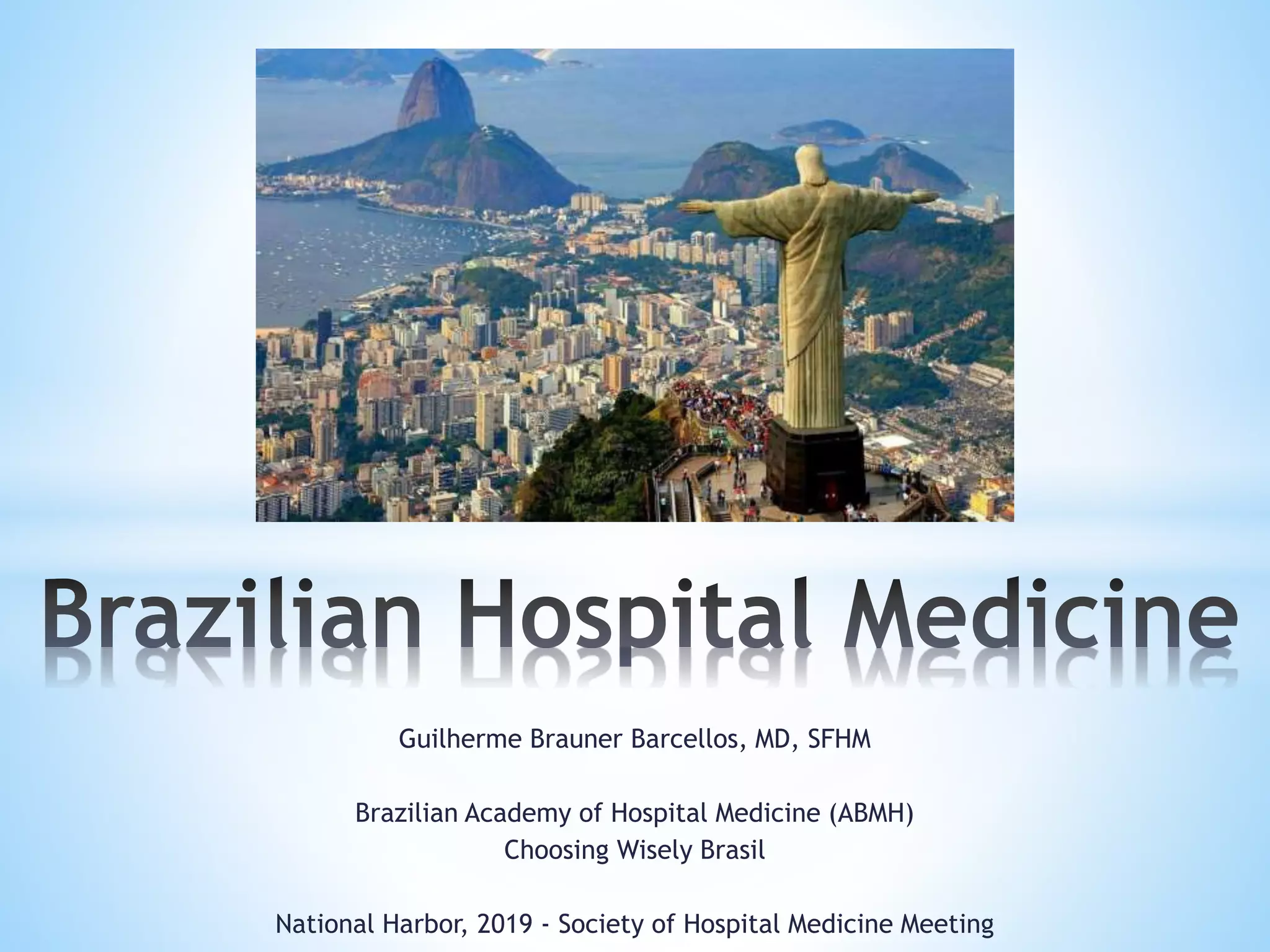 Medicina Hospitalar no Brasil | PPT