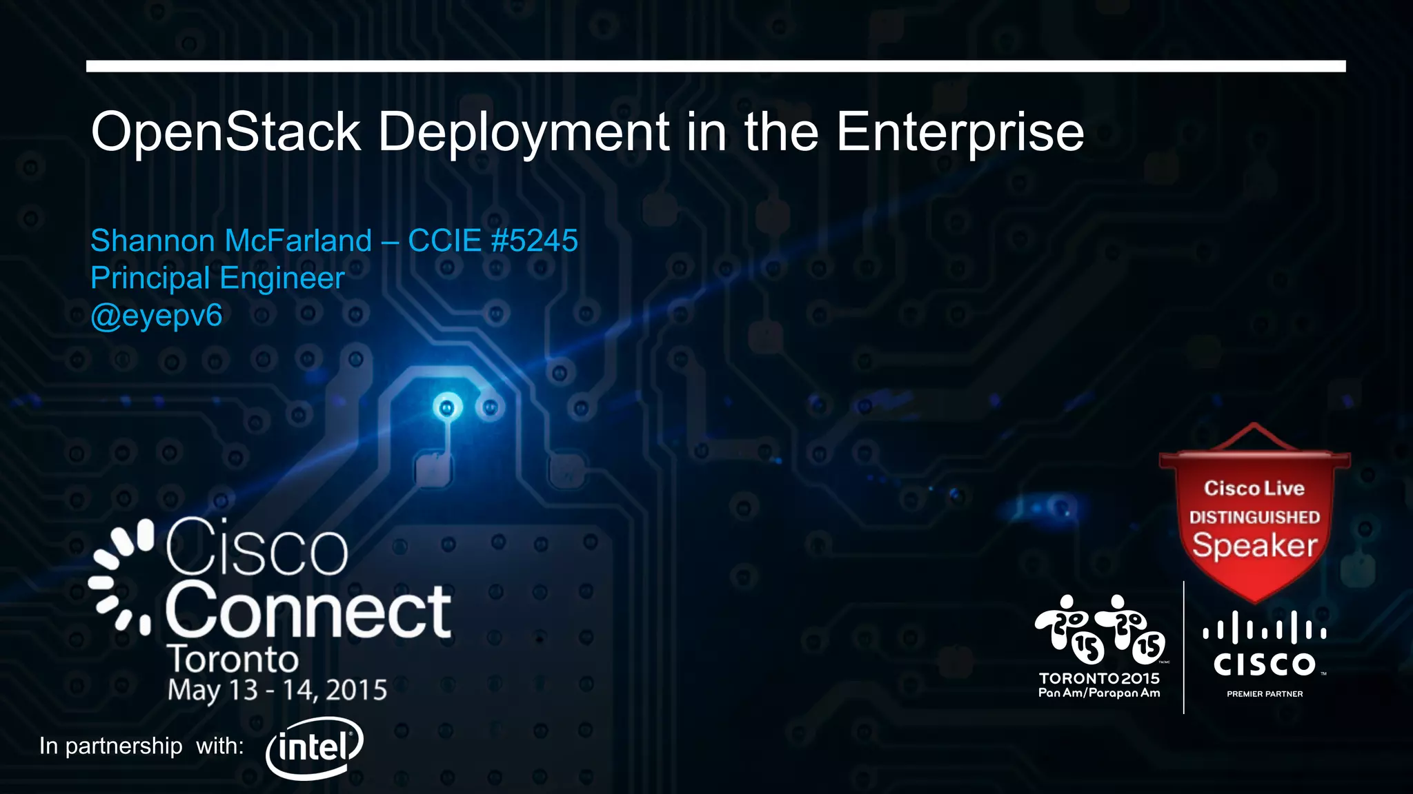 OpenStack Deployment in the Enterprise | PPT