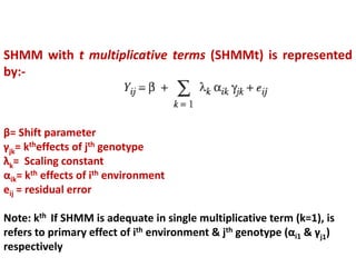SHIFTED MULTIPLICATIVE MODEL | PPT