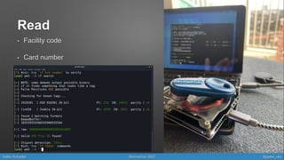 ShmooCon 2022: RFID Key Cloning for Angry Bikers | PPTX