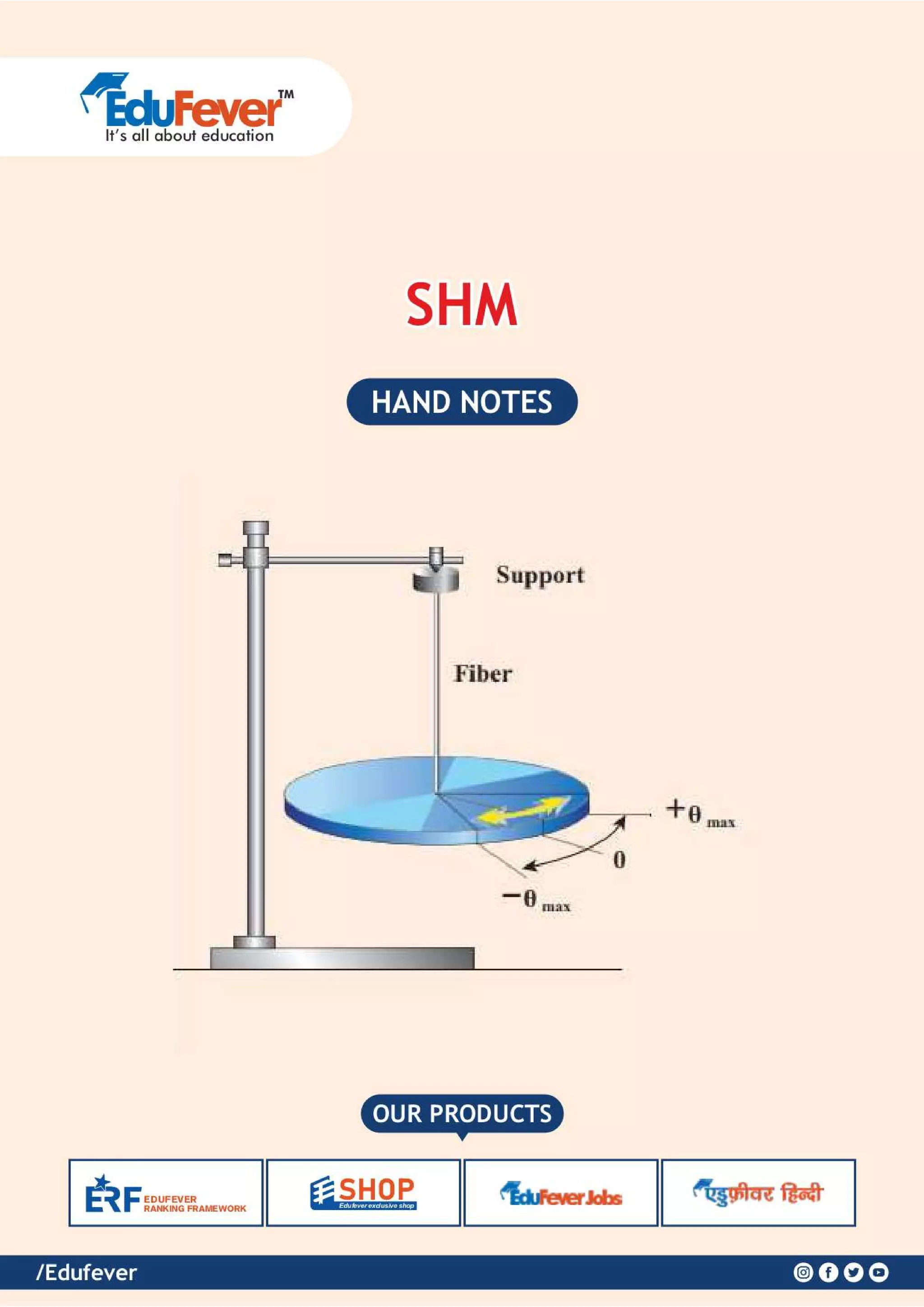 SHM - Physics Handwritten Notes | PDF | Standardized Testing ...