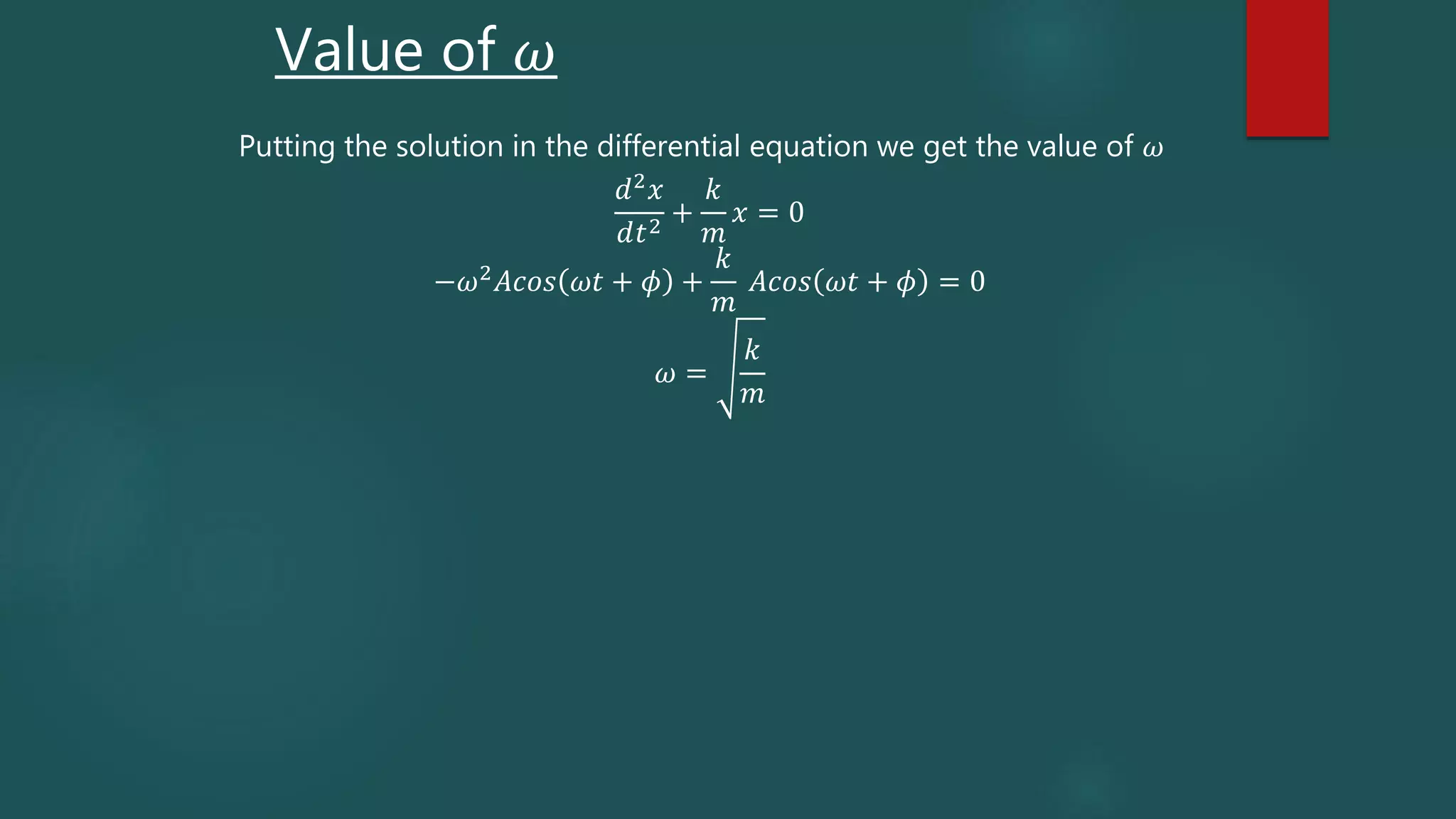 Simple harmonic motion And its application | PPT
