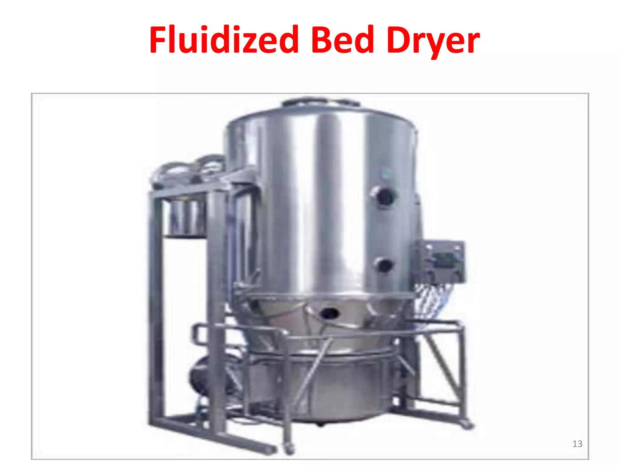 Fluidized Bed Dryer | PPTX