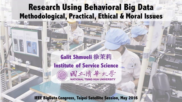 Research Using Behavioral Big Data (BBD) | PPT