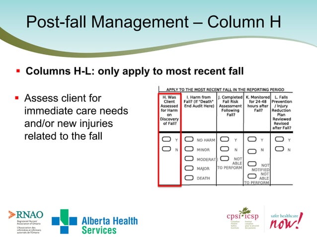 Falls Prevention Management A New Tool To Help With Process Improvement (HOMECARE) | PDF | First ...