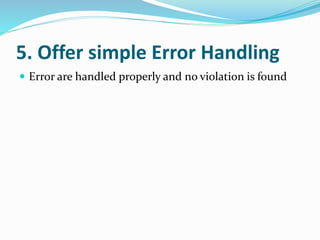 Shneidermna's eight rules violation | PPTX