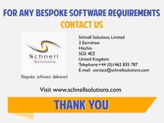 Case Studies - Bespoke Software Development and Bespoke Web ...