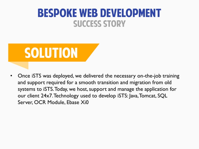 Case Studies - Bespoke Software Development and Bespoke Web ...
