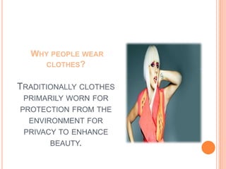 the beauty of fashion | PPTX