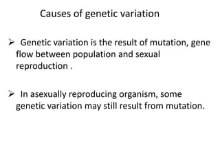genetic variation | PPTX