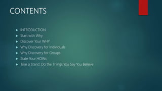 Find Your Why by Simon Sinek | Shoaib ALi | Minhaj University Lahore | PPTX