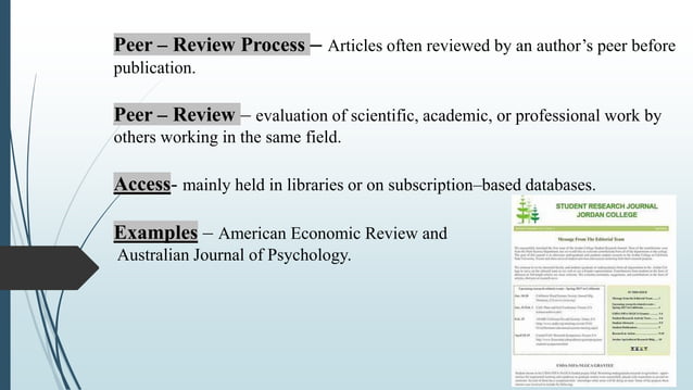 Journal and their types | PPTX | Publishing Industry | Industries
