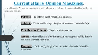 Journal and their types | PPTX