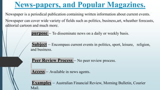 Journal and their types | PPTX
