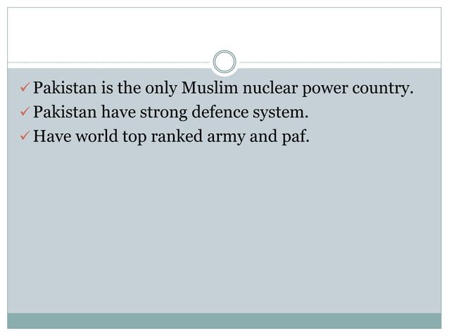 Powerpoint presentation on Pakistan | PPT