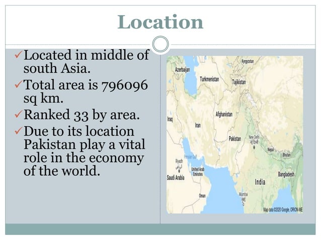 Powerpoint presentation on Pakistan | PPT