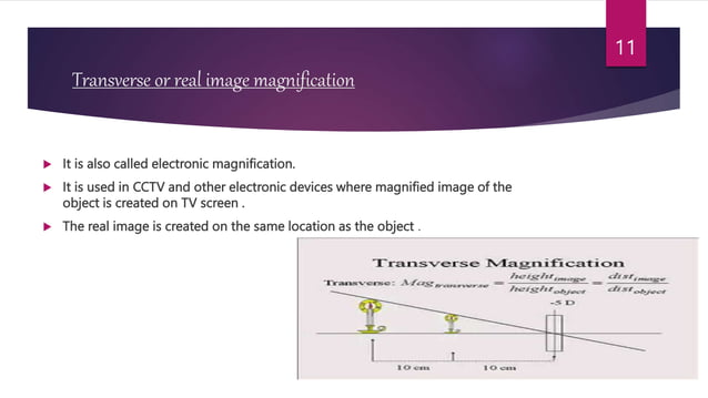 magnification.pptx | Eye and Vision Conditions | Diseases and Conditions