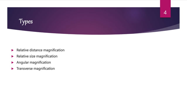 magnification.pptx | Eye and Vision Conditions | Diseases and Conditions