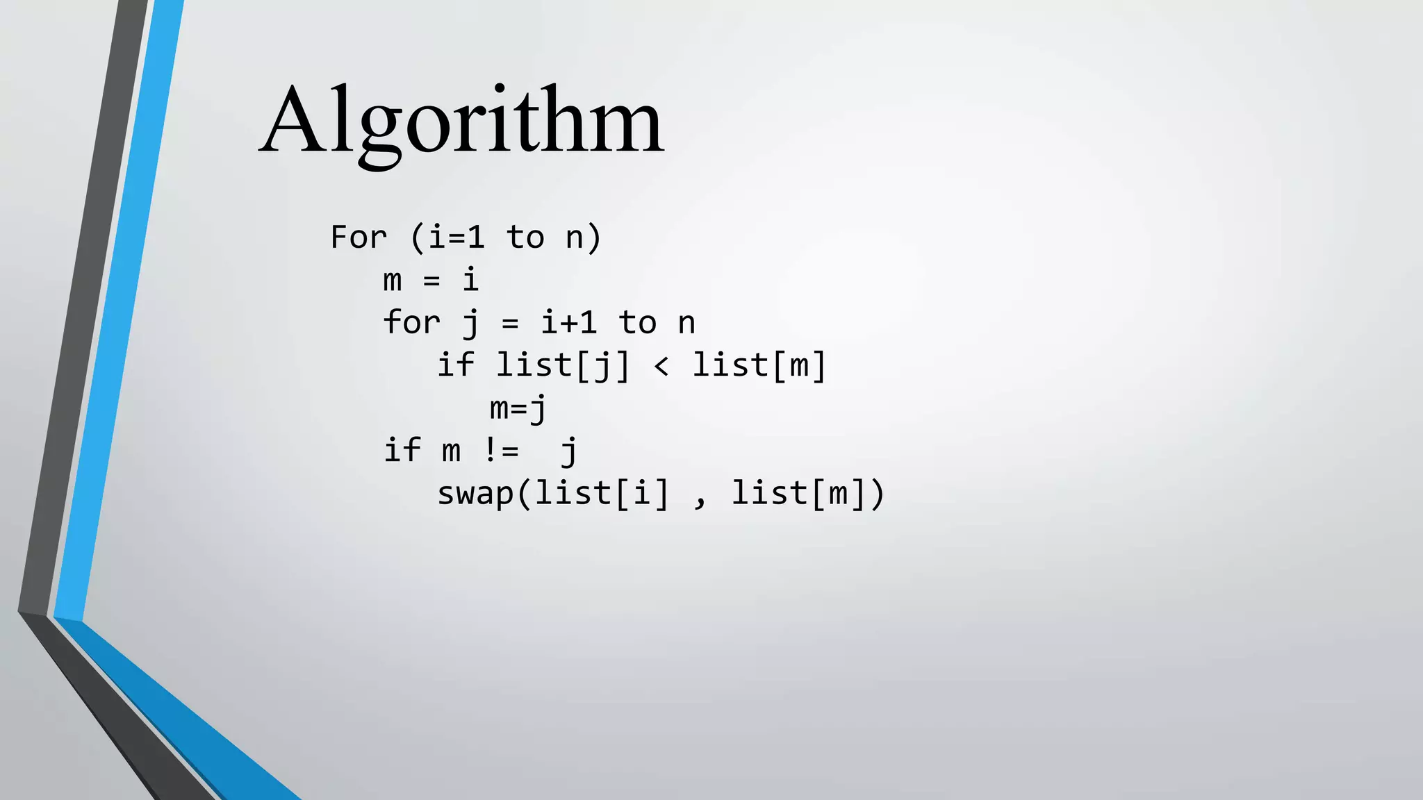 Sorting Bubble Merge Selection Sort Ppt