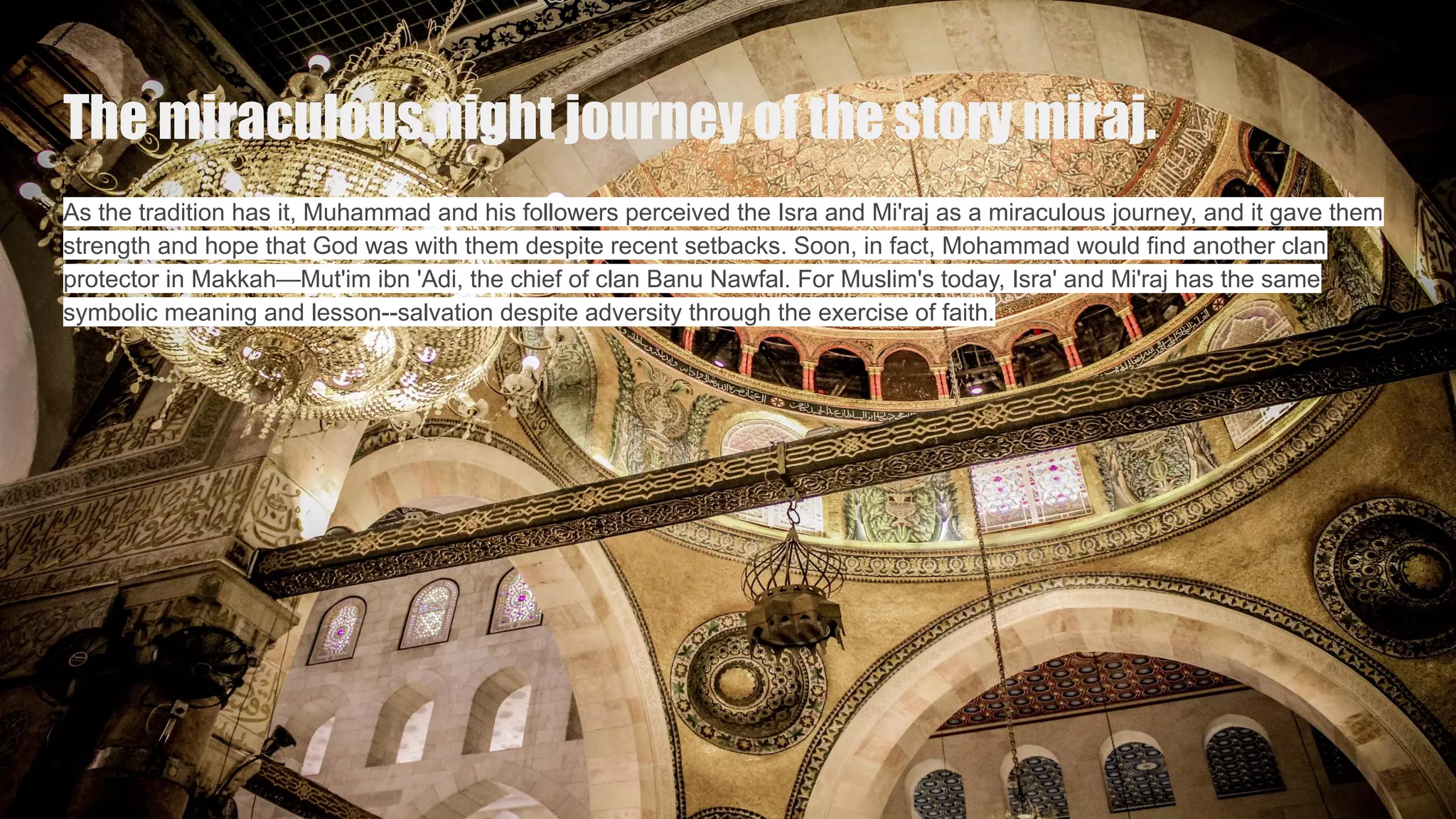 Shobe Miraj or lailatul Miraj , Isra By Muhammad S Shaleh, Al Mamoor ...