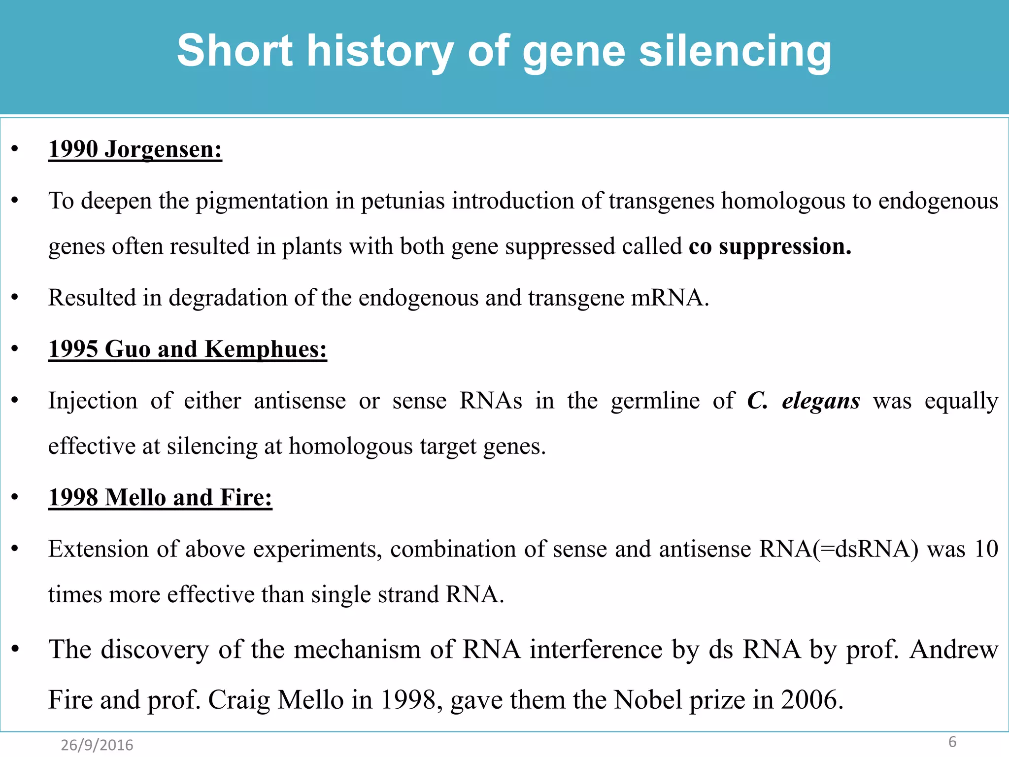 Gene Silencing | PPTX