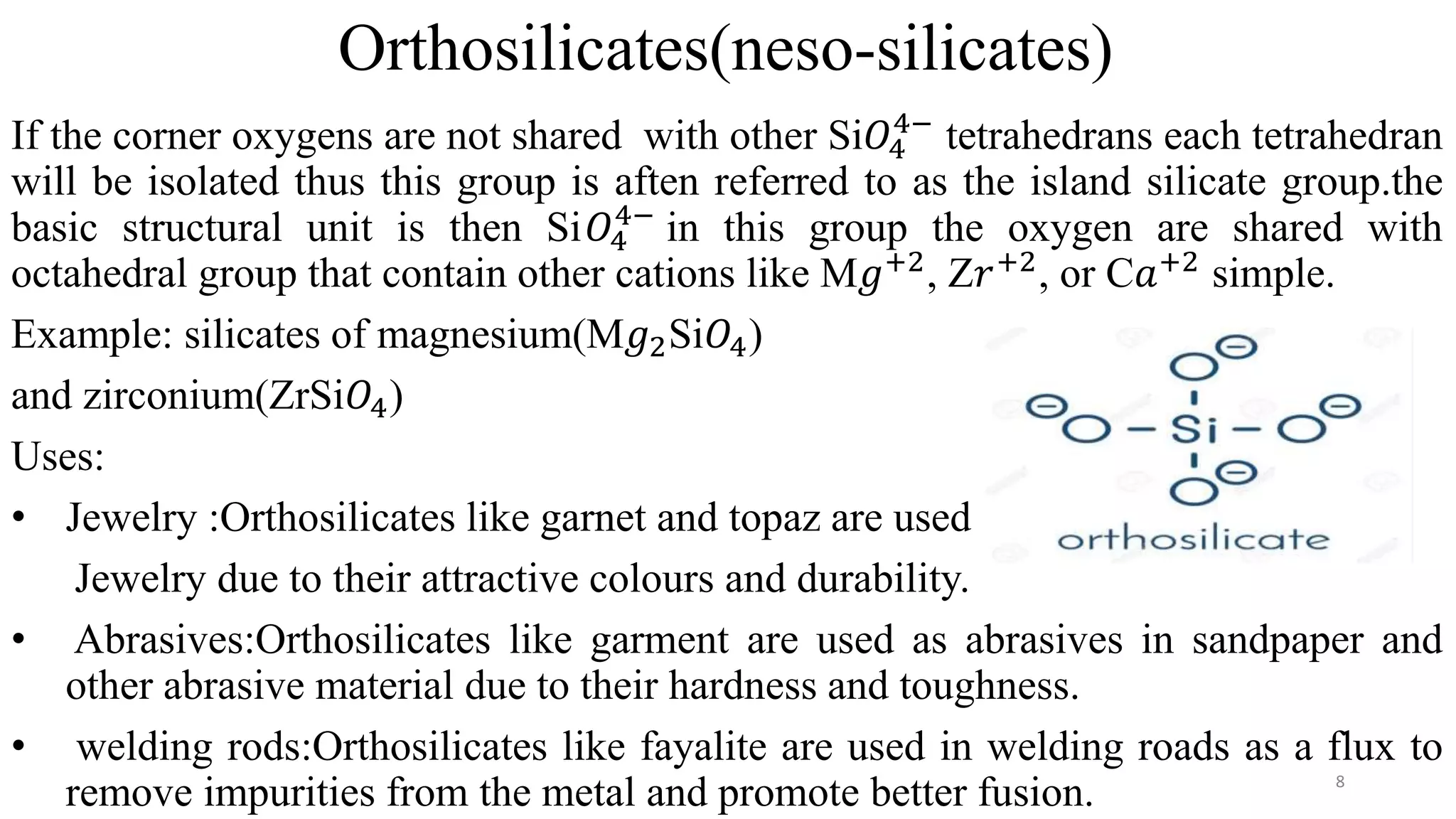 SILICATES | PPTX