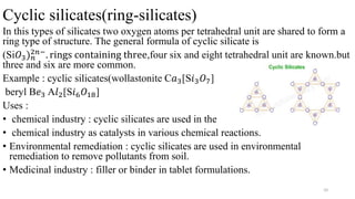 SILICATES | PPTX