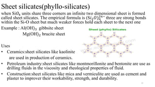 SILICATES | PPTX