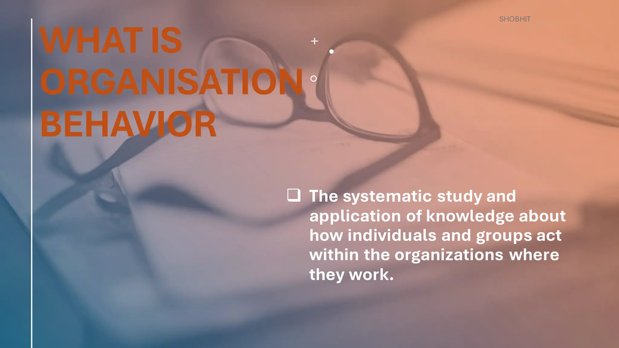 Presentation on Organisational behaviour pdf | PDF