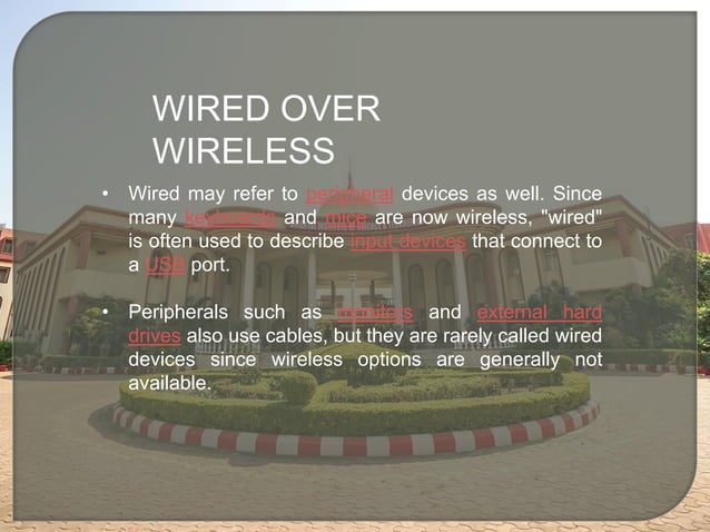 Wired Technology.pptx | Computer Networking | Computing