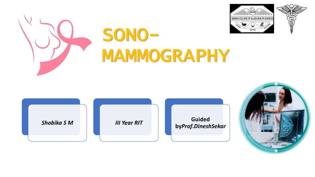 sono mammography sono mammographyvsono mammography | PPTX