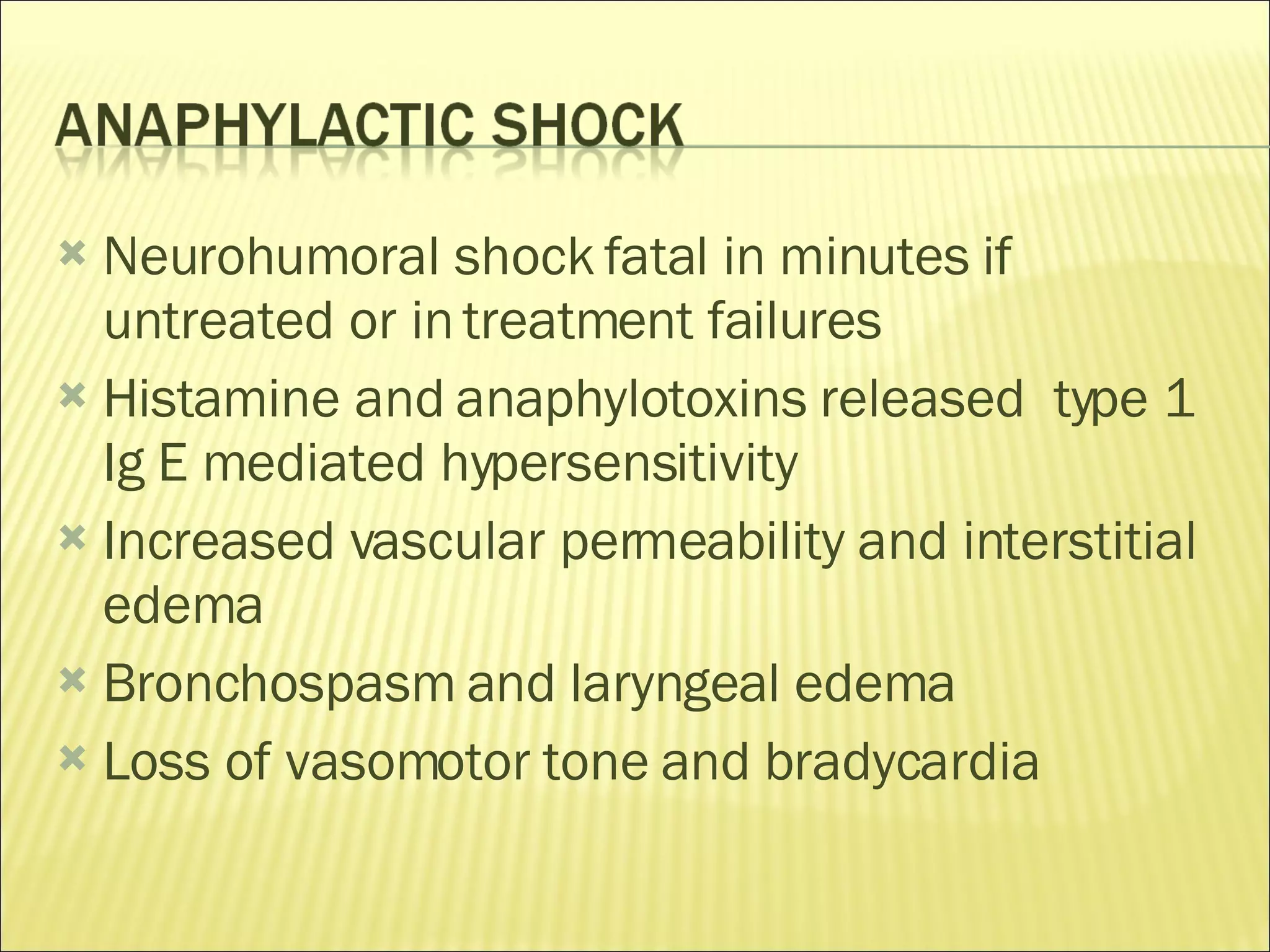 shock types management | PPT
