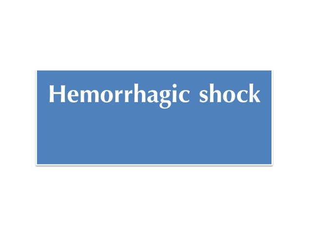 Hemorrhagic Shock