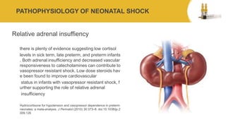 management of shock in neonates | PPTX