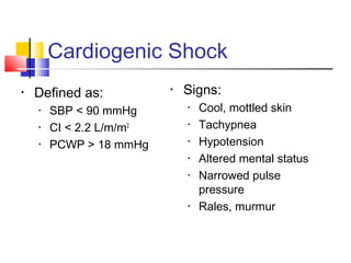Shock: A review of hypovolemic, septic, cardiogenic and neurogenic ...